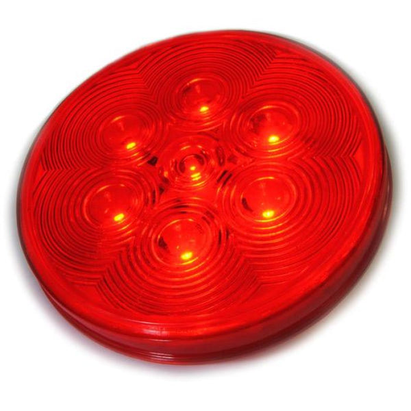 Arrowsafetydevice - 4 Round Led Stop/tail/turn W/ Grommet And Pigtail 7 ...