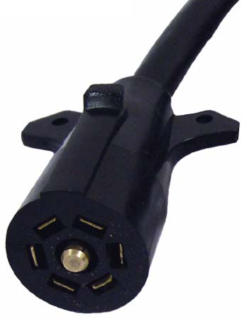 10" 7-Way round RV Style (Flat Pin) Harness – Arrow Safety Device