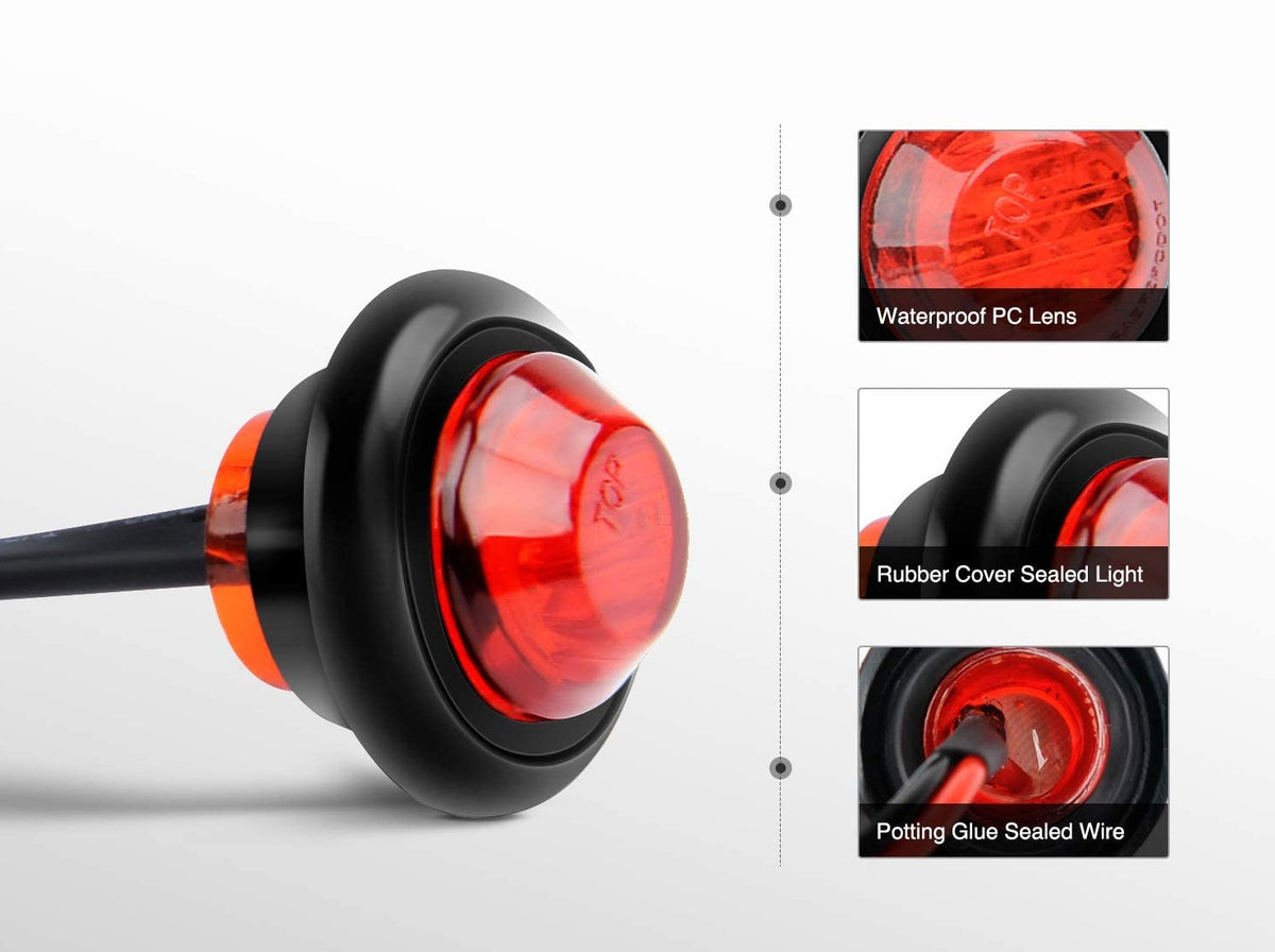 3/4" Round LED Marker Light – Arrow Safety Device