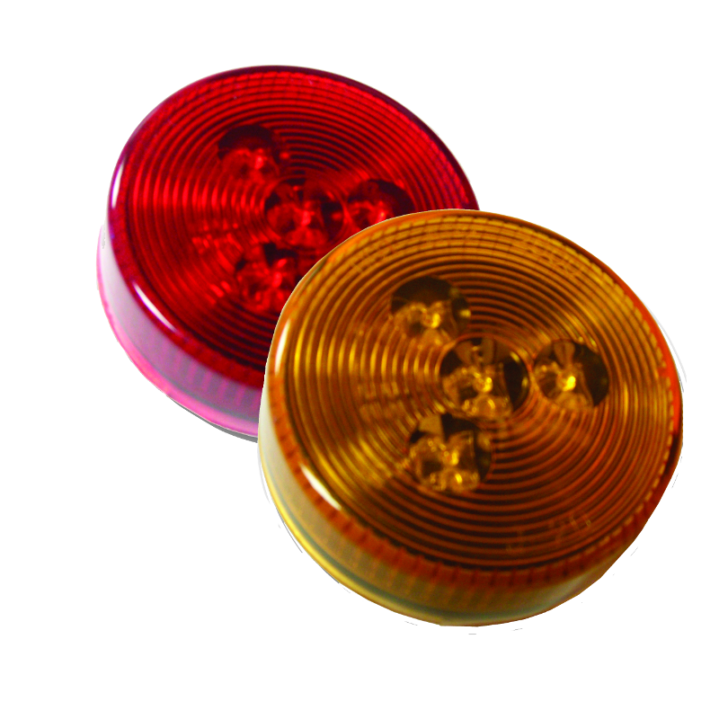 2-1/2" Round LED Marker / Clearance Light, PC Rated, Stud Mount – Arrow ...